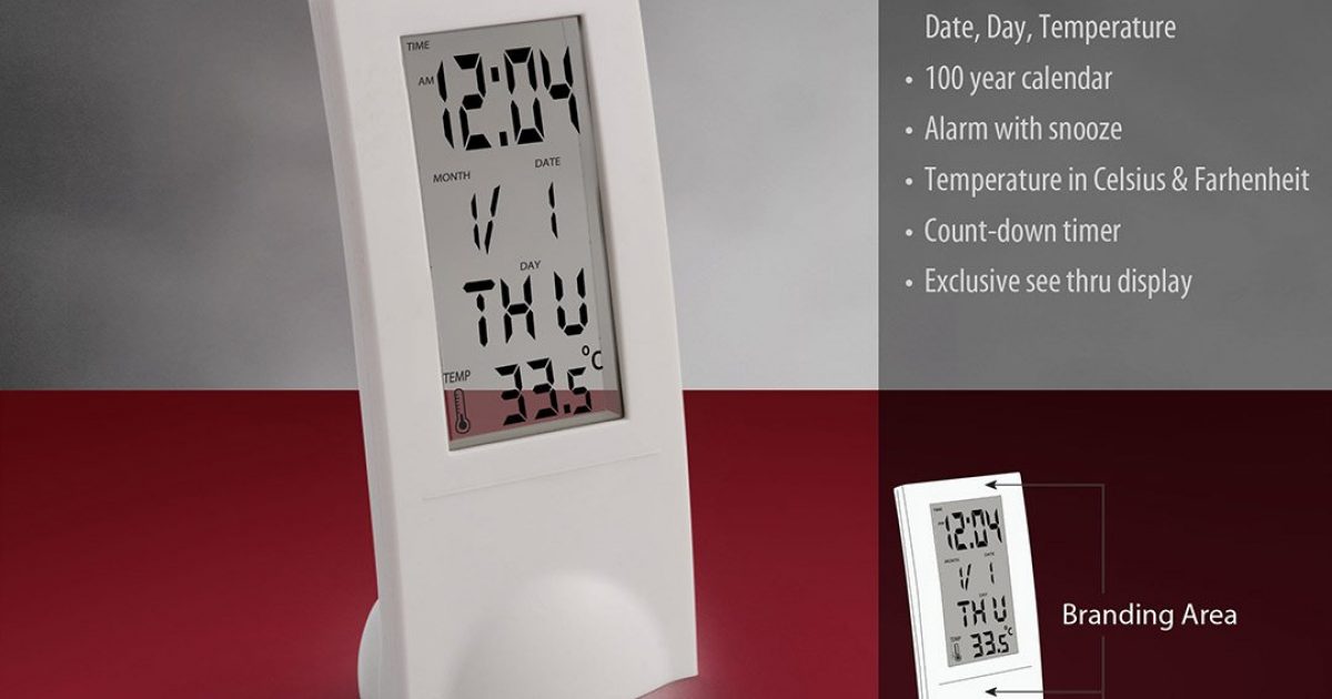 See thru table clock - Power Plus Store