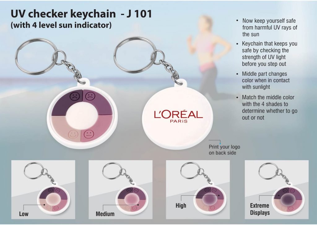 UV checker keychain (4 level indicator) - Power Plus Store